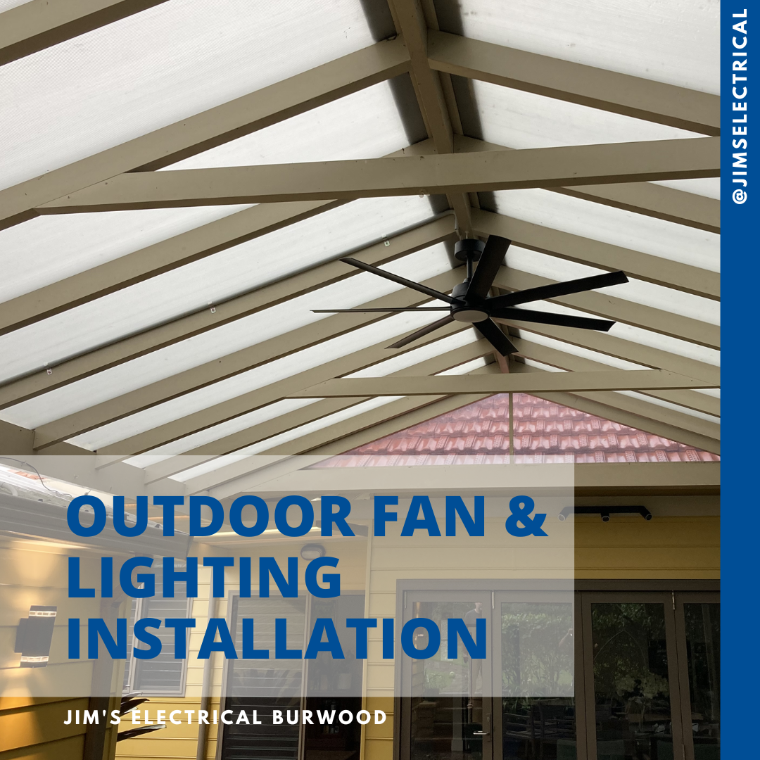 Outdoor Fan and Lighting Installation