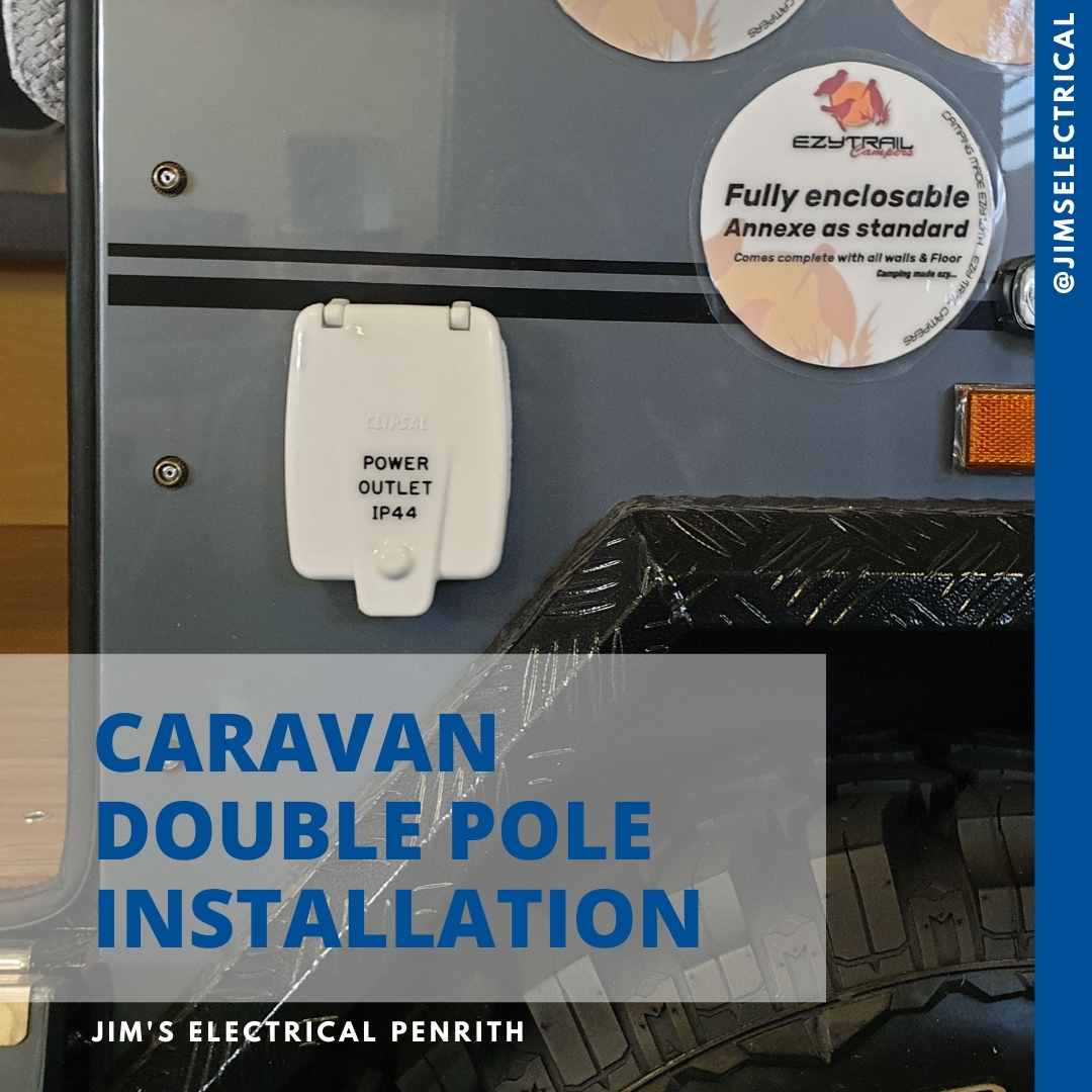 Caravan Double Pole Installation