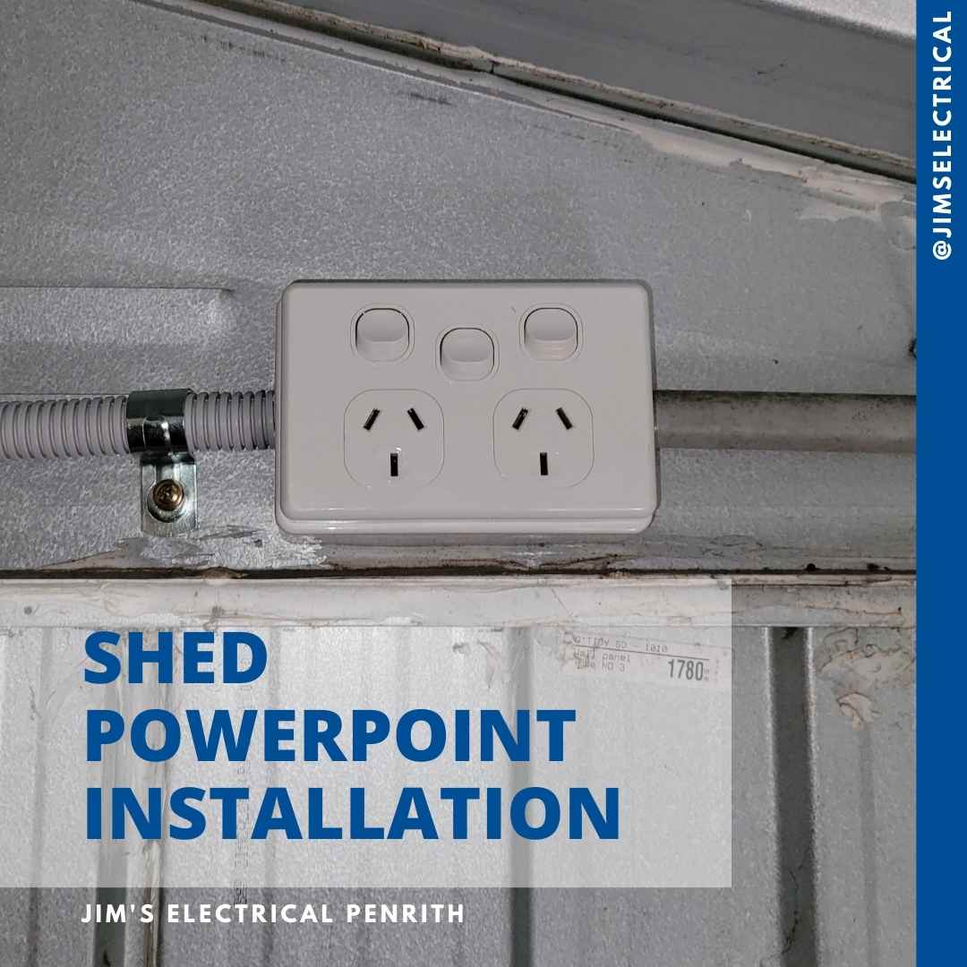 Shed Power Point Installation