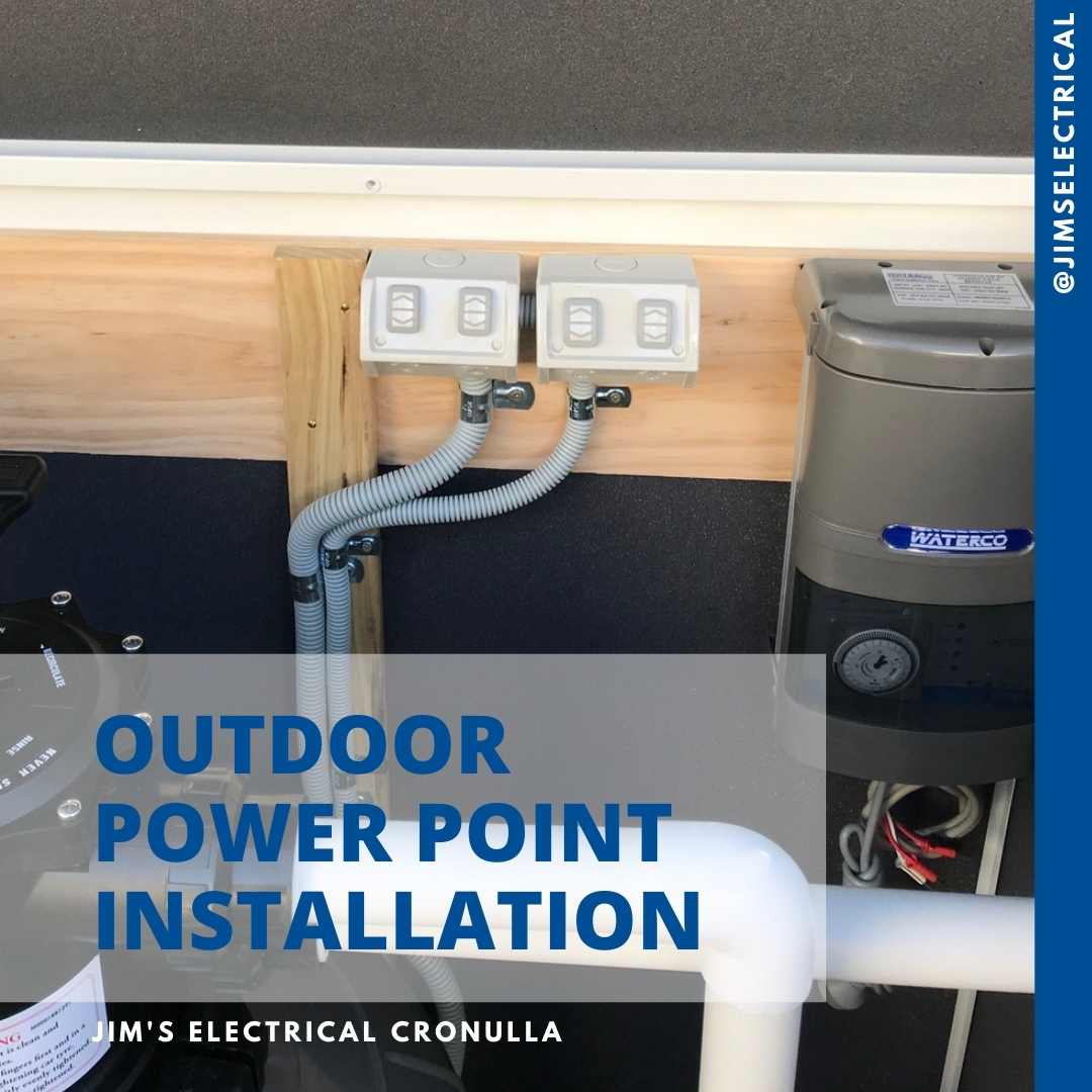Outdoor Power Point Installation