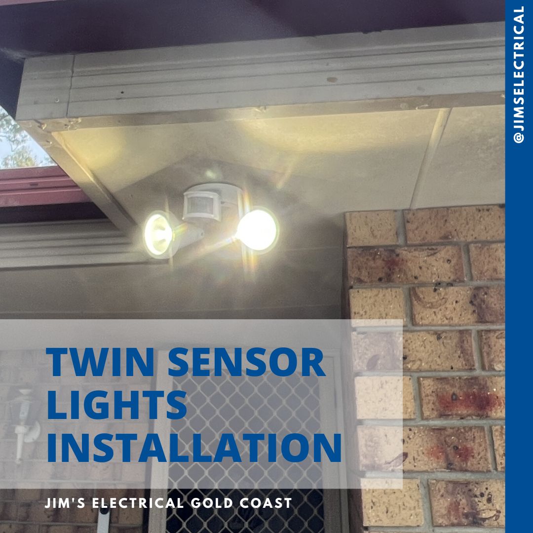 Twin Sensor Light Installation