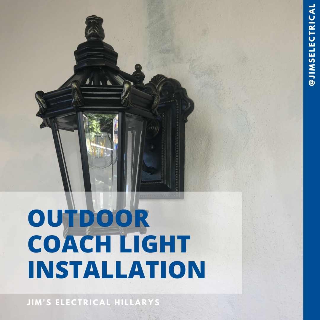 Outdoor Coach Light Installation