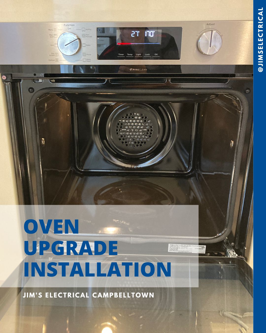 Recent Oven and Cooktop Installations by the Jim's Electrical Team