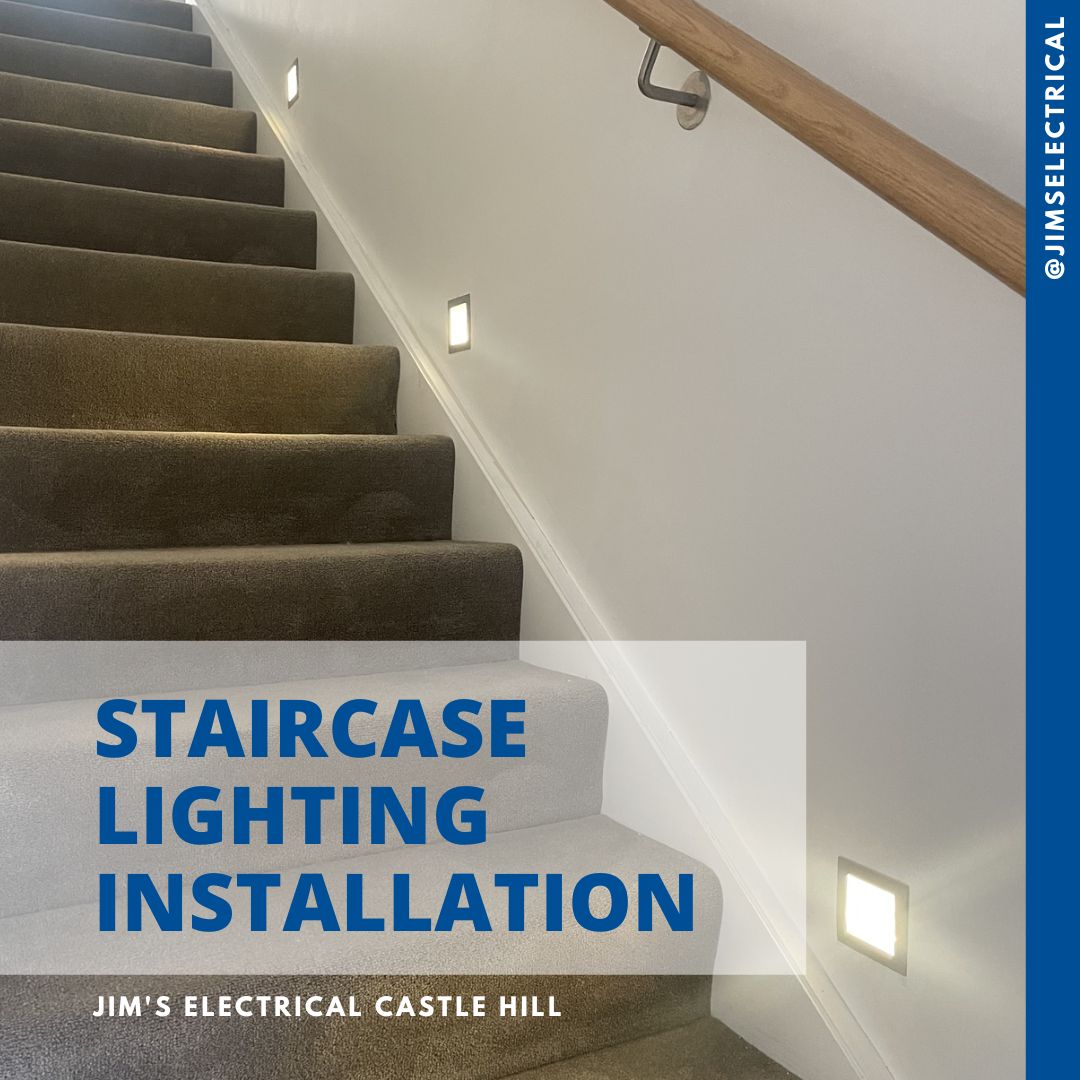 Staircase Lighting Installation