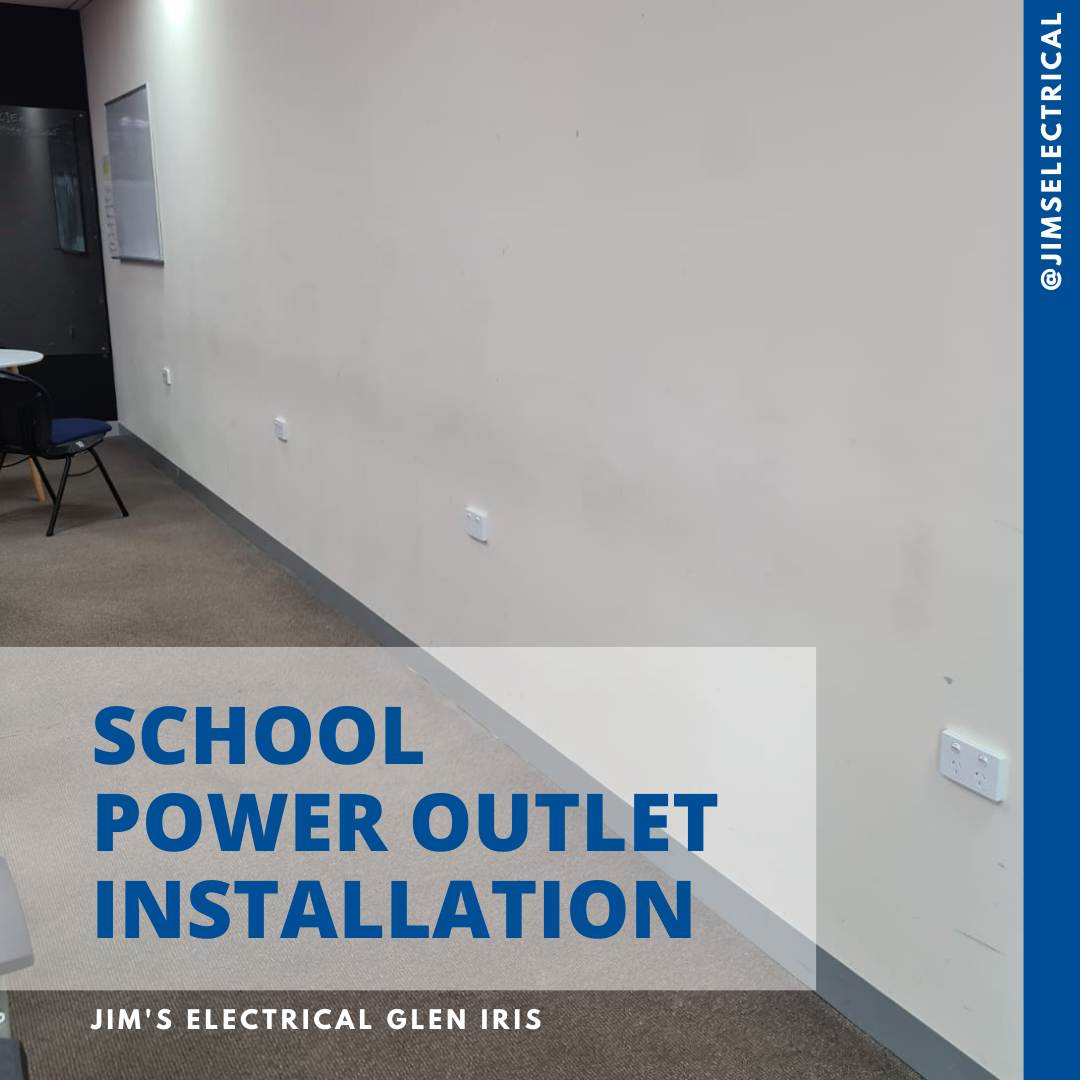 School Power Outlet Installation