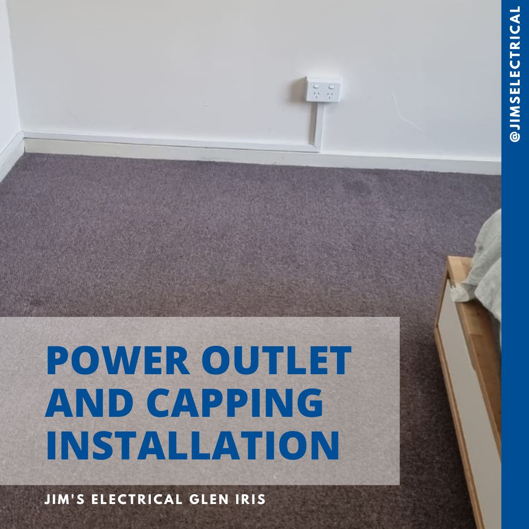 Power Outlet and Capping Installation