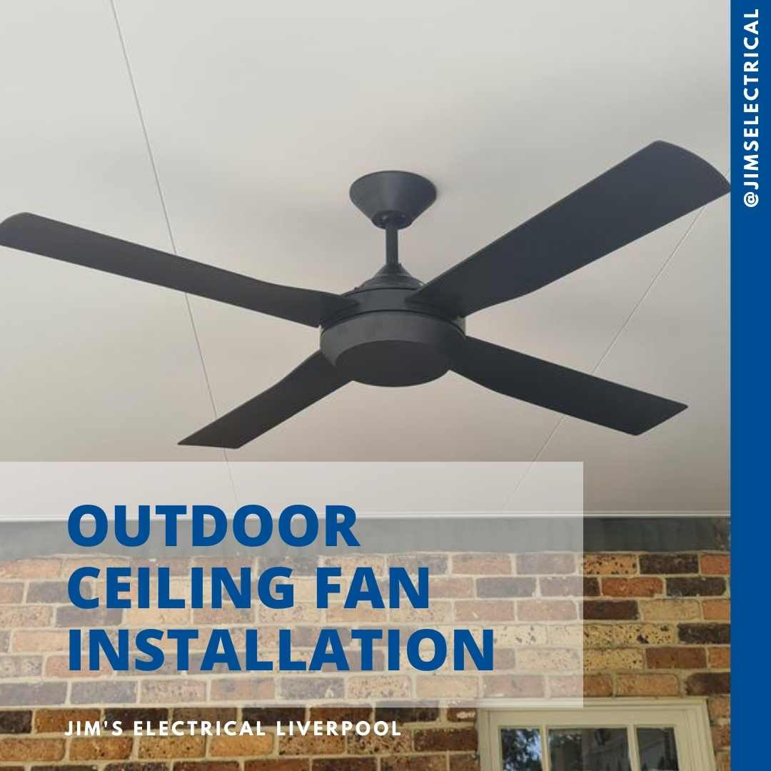 Outdoor Ceiling Fan Installation